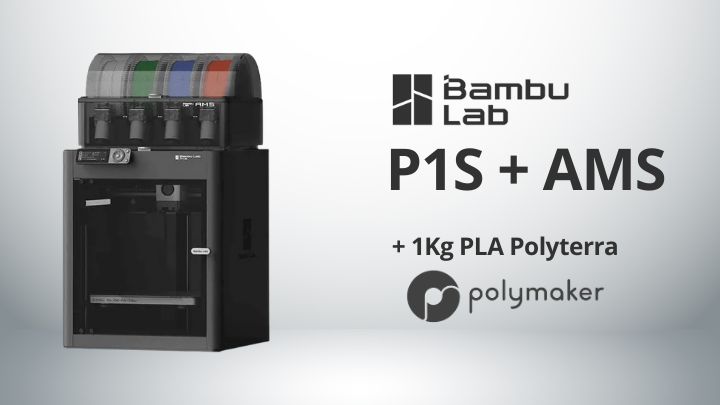 Bambu Lab P1S Combo con AMS - Techsoft.es