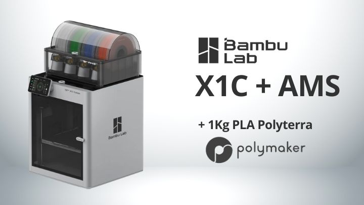 Bambu Lab X1 Carbon Combo con AMS - Techsoft.es
